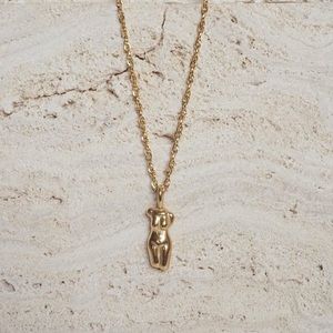 LACCstudios | Jewelry | 8k Gold Female Body Pendant Necklace Human ...